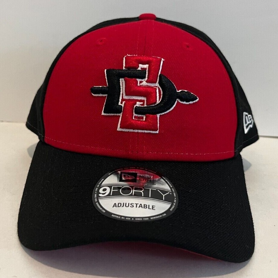 New Era SDSU San Diego State Aztecs NCAA Men's Black/Red 9FORTY The ...