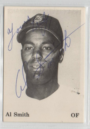 Al Smith TCMA 1954 Cleveland Indians JSA certified autographed signed ...