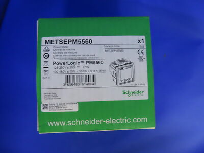 NEW SCHNEIDER ELECTRIC POWER METER METSEPM5560 125-250V 5W BACKLIT LCD ...