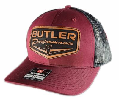 Butler Pontiac Retro Oval Patch Hat, Cardinal/Black, Adj | eBay
