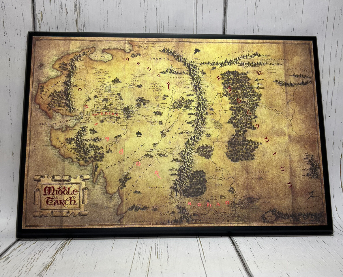 Detailed Map Middle Earth Hobbit Free Printable Middle Earth Map,