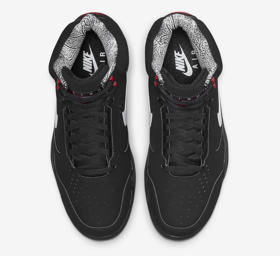 Nike Air Flight II Lite Mid Black Varsity Red White DQ7687-003 Men's | eBay