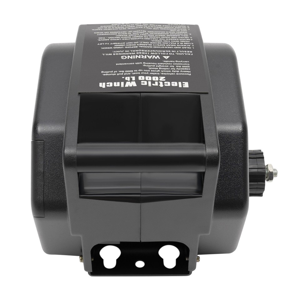 2000 LBS Boat Winch Electric Marine Winch Reversible Trailer Winch With ...