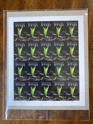 Scott# B7 United States Postage HEALING PTSD Mint Sheet (20 Stamps) | eBay
