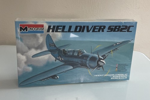 Monogram 6831 Helldiver SB2C Factory Sealed Model Airplane Kit 1/48 NEW ...
