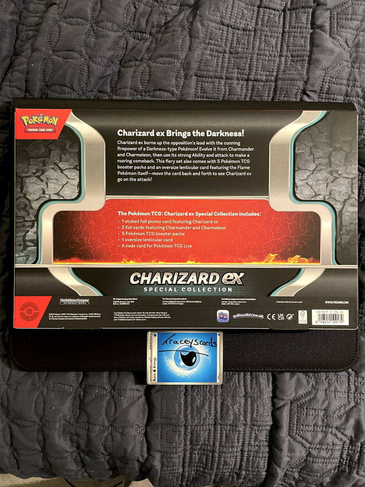 POKEMON TCG CHARIZARD EX SPECIAL COLLECTION 3D LENTICULAR CARD *FACTORY ...