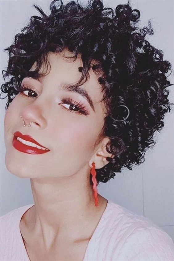 Short Curly Hairstyles For Indian Women