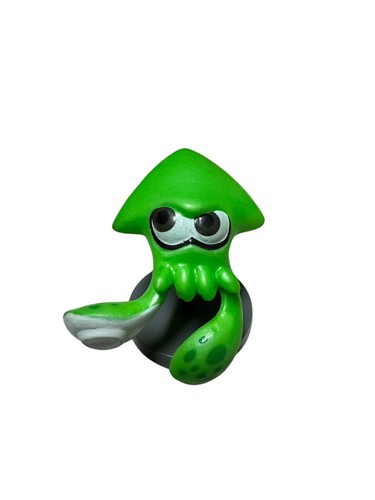 2017 Splatoon 1" Green Inkling Squid Form Figure #10 Furata Choco Egg ...