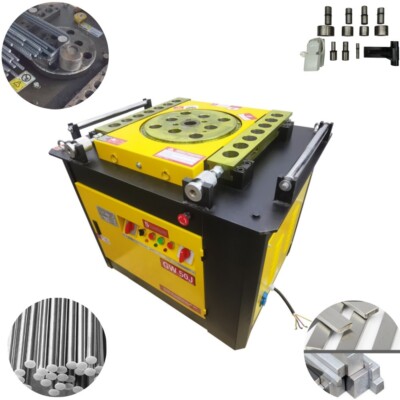 Electric Rebar Bender Automatic Hoop Steel Bar Rod Pole Bending Machine ...