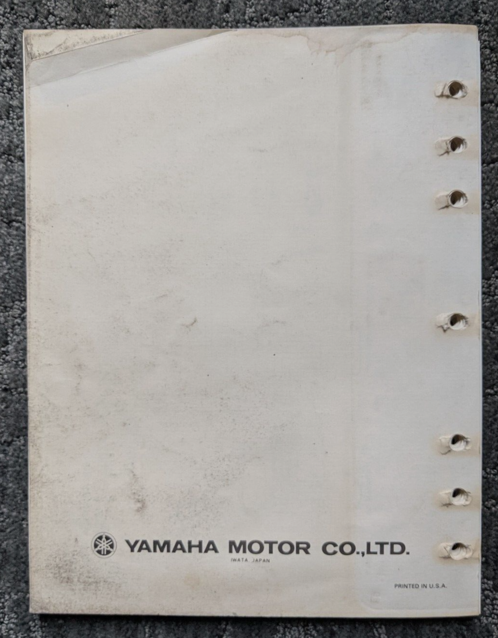 1982 YAMAHA YTM200K FACTORY ATC Service Manual / LIT-11616-03-83 | eBay
