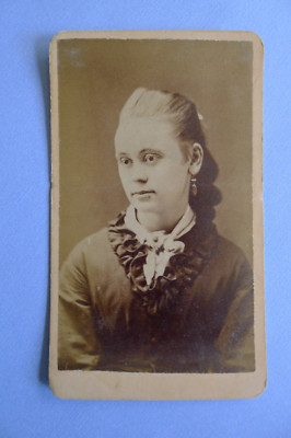 Rare CDV Young Woman w/ Possible Down's? - Whitson's Rail Road Photo ...