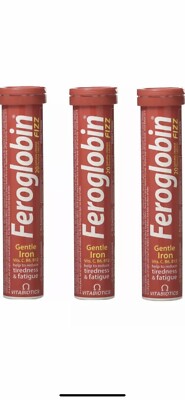 Vitabiotics Feroglobin Fizz Gentle Iron 120 Effervescent Tablets ...