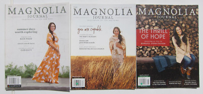 Magnolia Journal magazines, issues 7, 8, and 9 | eBay