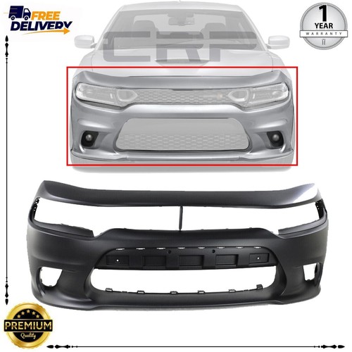 Front Bumper Cover Primed For 2015-2022 Dodge Charger CH1000A23 ...
