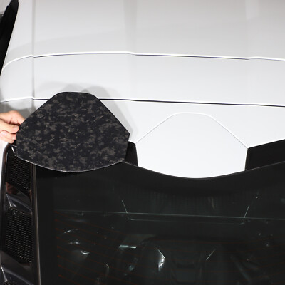 Forged Carbon Fiber Rear Window Cover Trim For Corvette C8 Coupe 1LT ...