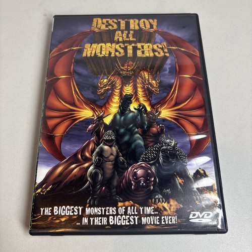 Destroy All Monsters (DVD) Godzilla Mothra Rodan Chidorah 1999 Toho ...