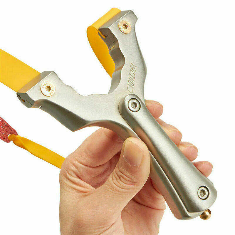 Stainless Steel Slingshot Set Powerful Hunting Slingshot Catapult ...
