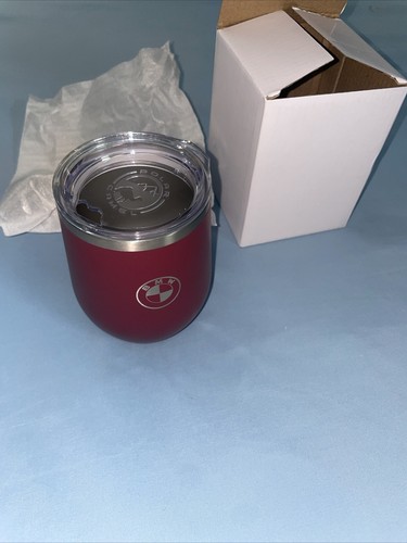 BMW MOTORS Maroon Red Sealed 12 oz Yeti Style Tumbler Cup with lid | eBay