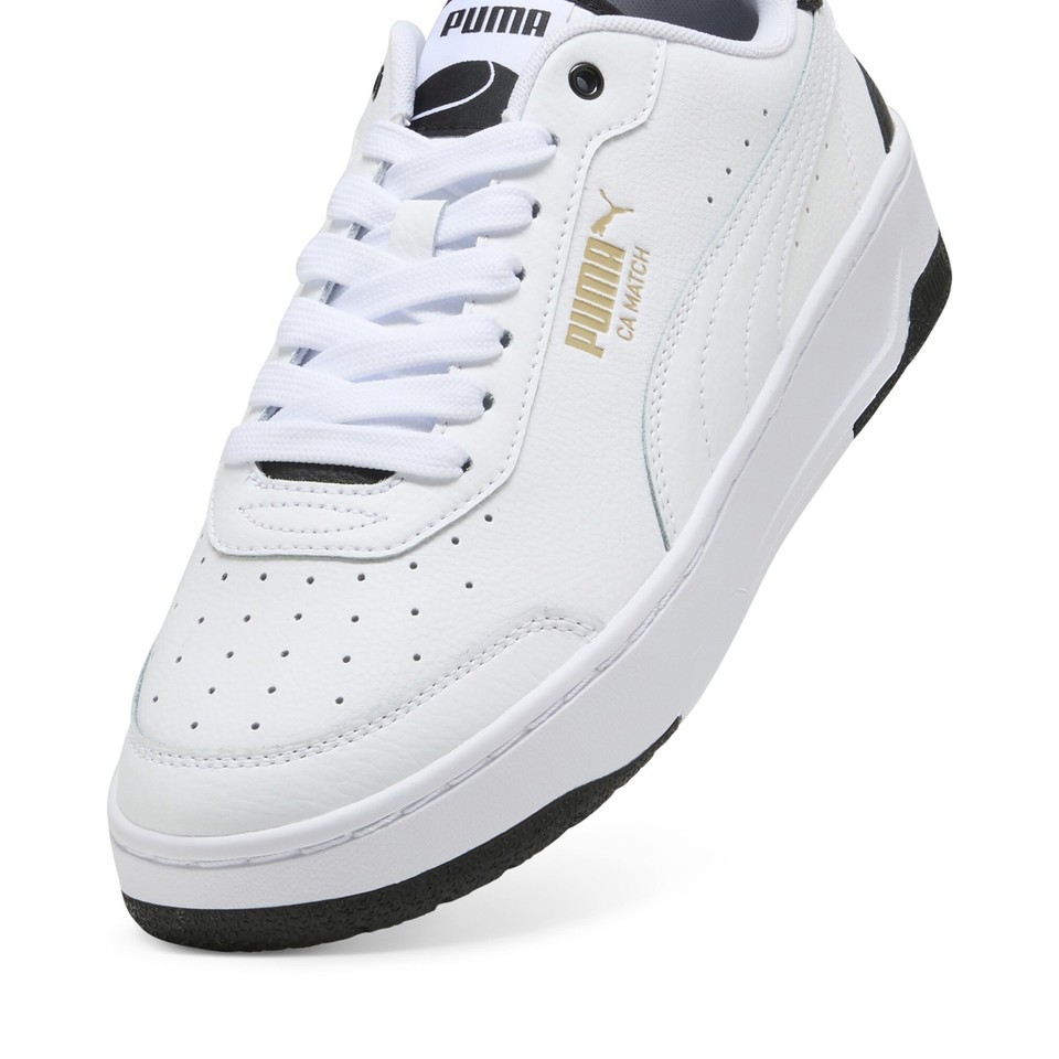 Puma CA Match 40077905 Mens White Leather Lifestyle Sneakers Shoes | eBay