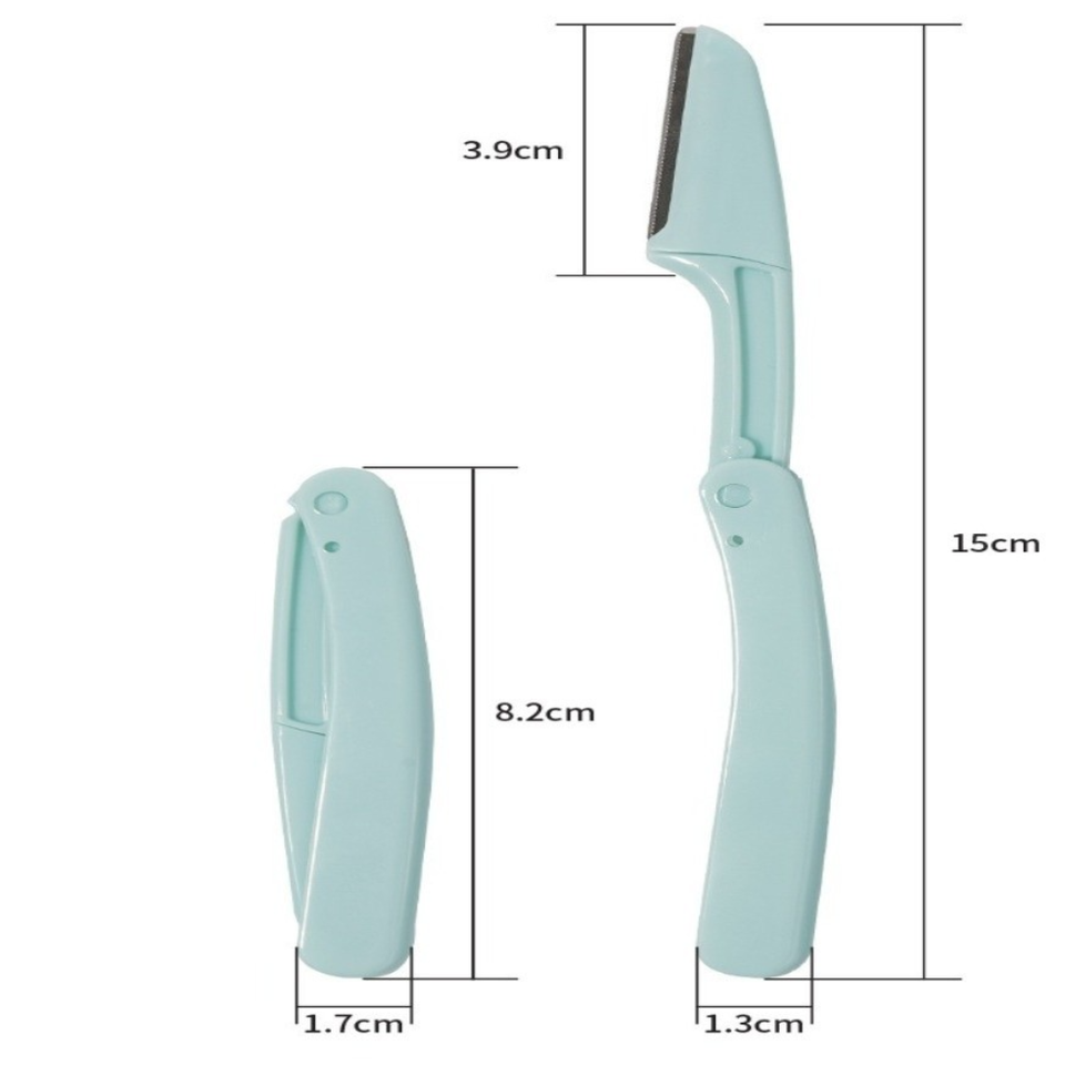 Safe Folding Eyebrow Trimmer Portable Anti-Scratch Razor Personal Care ...