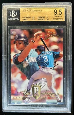 1994 Fleer Flair Alex Rodriguez #340 Mariners BGS 9.5 | eBay