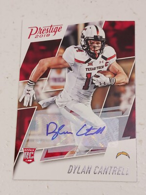 Dylan Cantrell Los Angeles Chargers 2018 Panini Prestige Certified Autograph | eBay