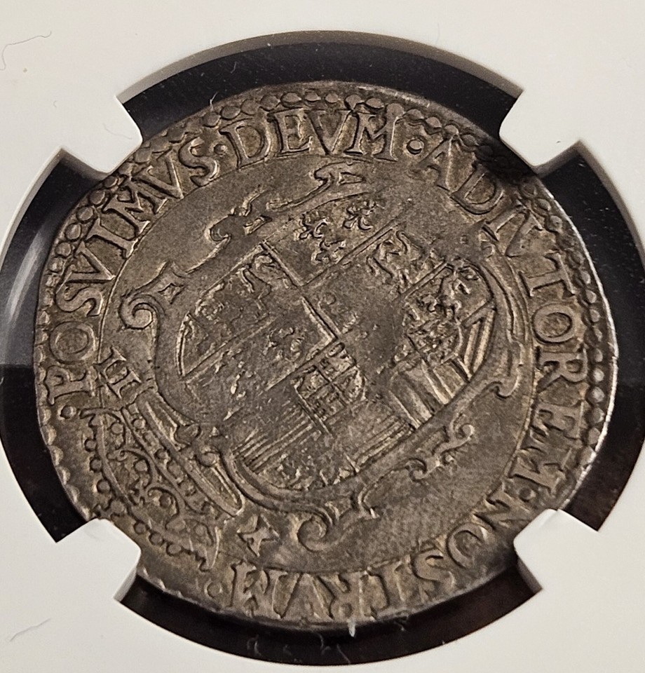 1554 England KING PHILLIP & MARY 1 shilling! EXTREMELY RARE!! ONL 1 ...