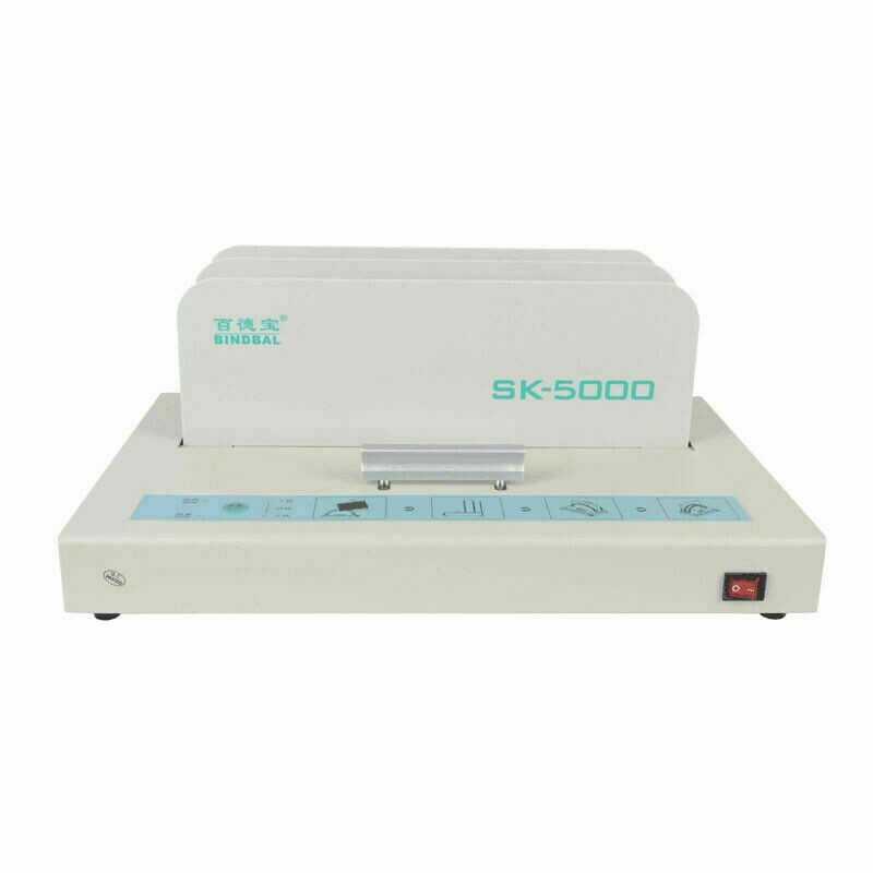 A3 A4 A5 A6 Automatic Hot Melt Binding Machine Thermal Glue Book Binder ...