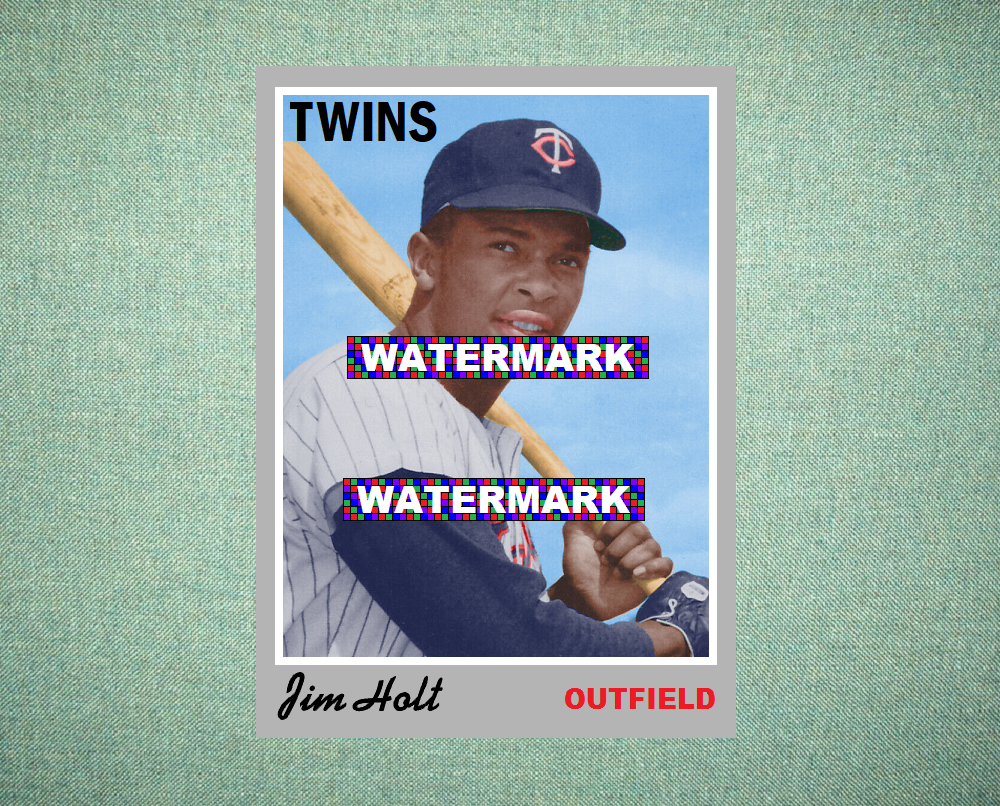Jim Holt Minnesota Twins 1970 Style Custom Baseball Art Card | eBay