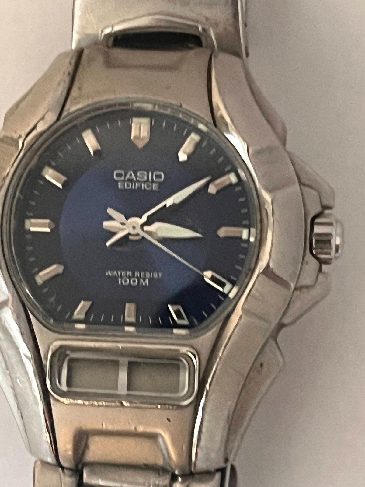 Casio Watch Vintage Edifice EFA-100 module 2318 Rare Wrist Quartz | eBay