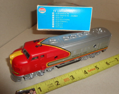 VERY NICE Model Power #6730 HO Scale Santa Fe Alco F3 Diesel Locomotive ...