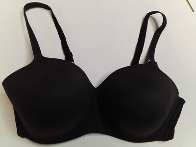 Wacoal How Perfect Wirefree Soft Cup Contour Bra, Black, 40D | eBay
