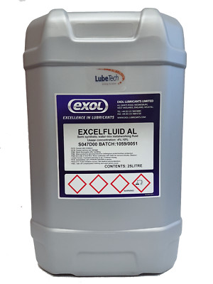 EXOL AL SOLUBLE CUTTING OIL 25L DEDICATED SOLUBLE FLUID FOR ALUMINIUM ...