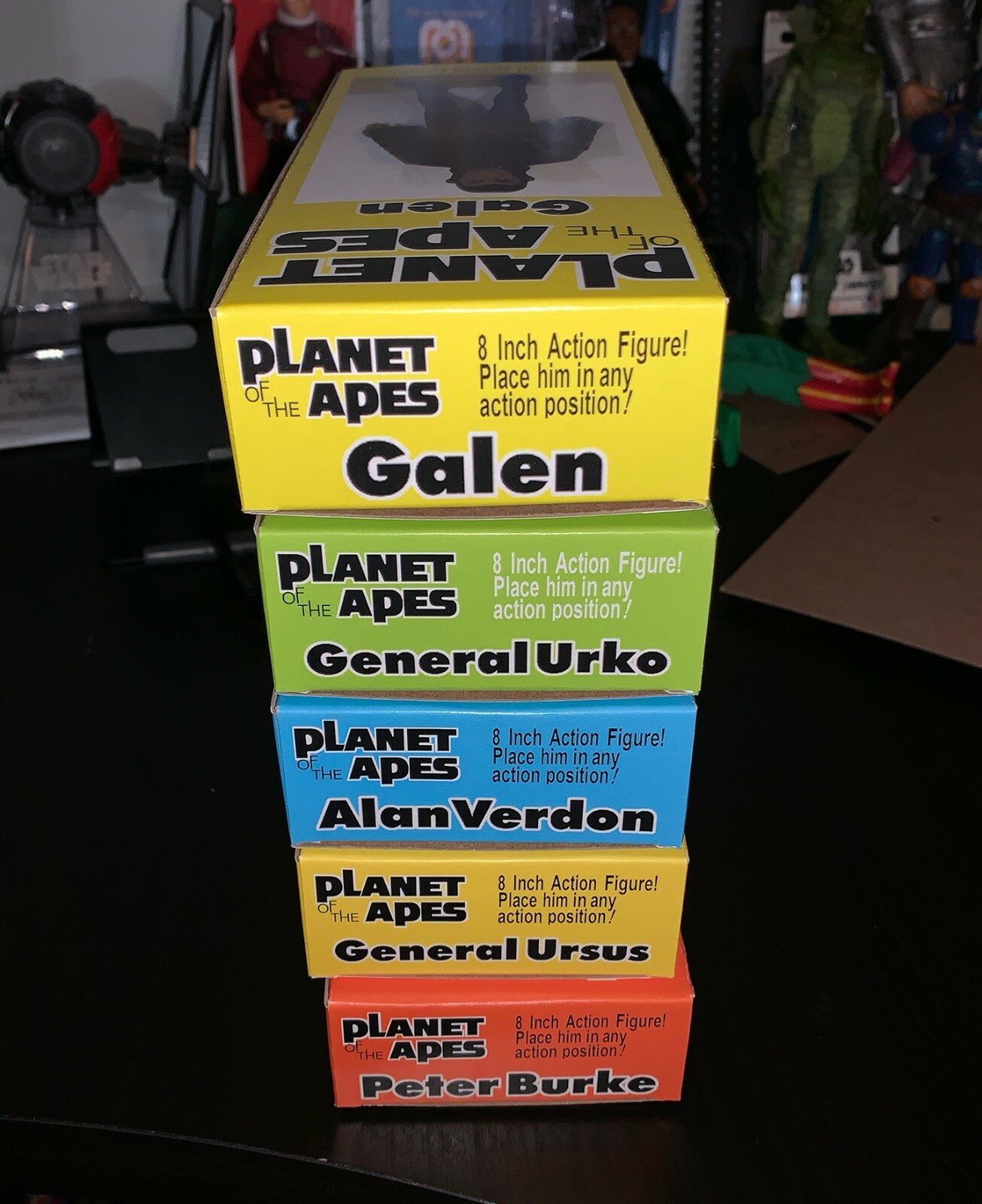 MEGO 8" PLANET OF THE APES SET OF 10 CUSTOM BOXES ONLY | eBay UK