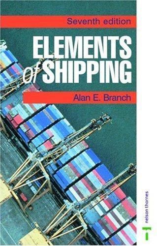 Elements of Shipping by Alan E. Branch (2004, Uk-B Format Paperback ...