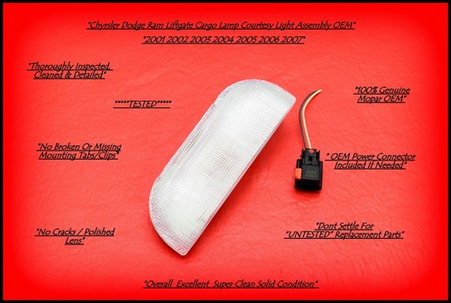 Chrysler Dodge Ram Liftgate Cargo Lamp Rear Courtesy Light Assembly ...