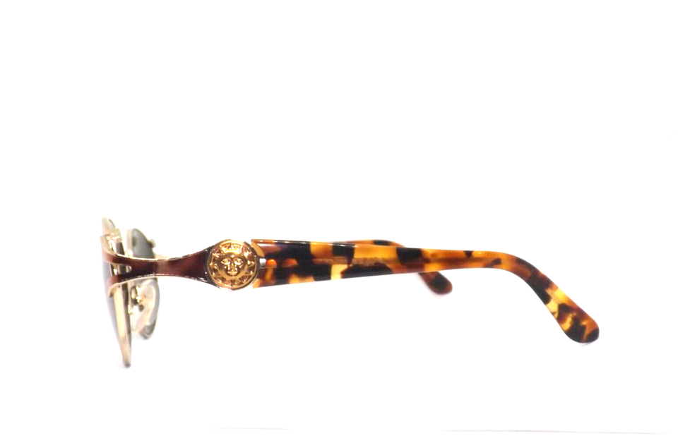 Vintage Men Women Sunglasses 90s Italy Gold Oval SUNSWEET 1230 | eBay