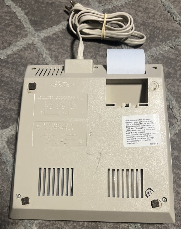 Vintage Texas Instruments TI-5040 Electronic Printing Calculator TESTED ...