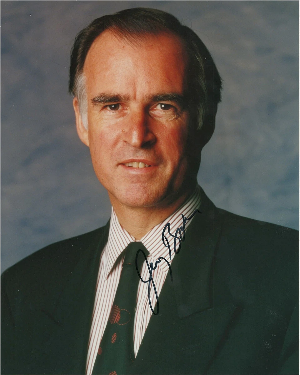 Jerry Brown Autograph