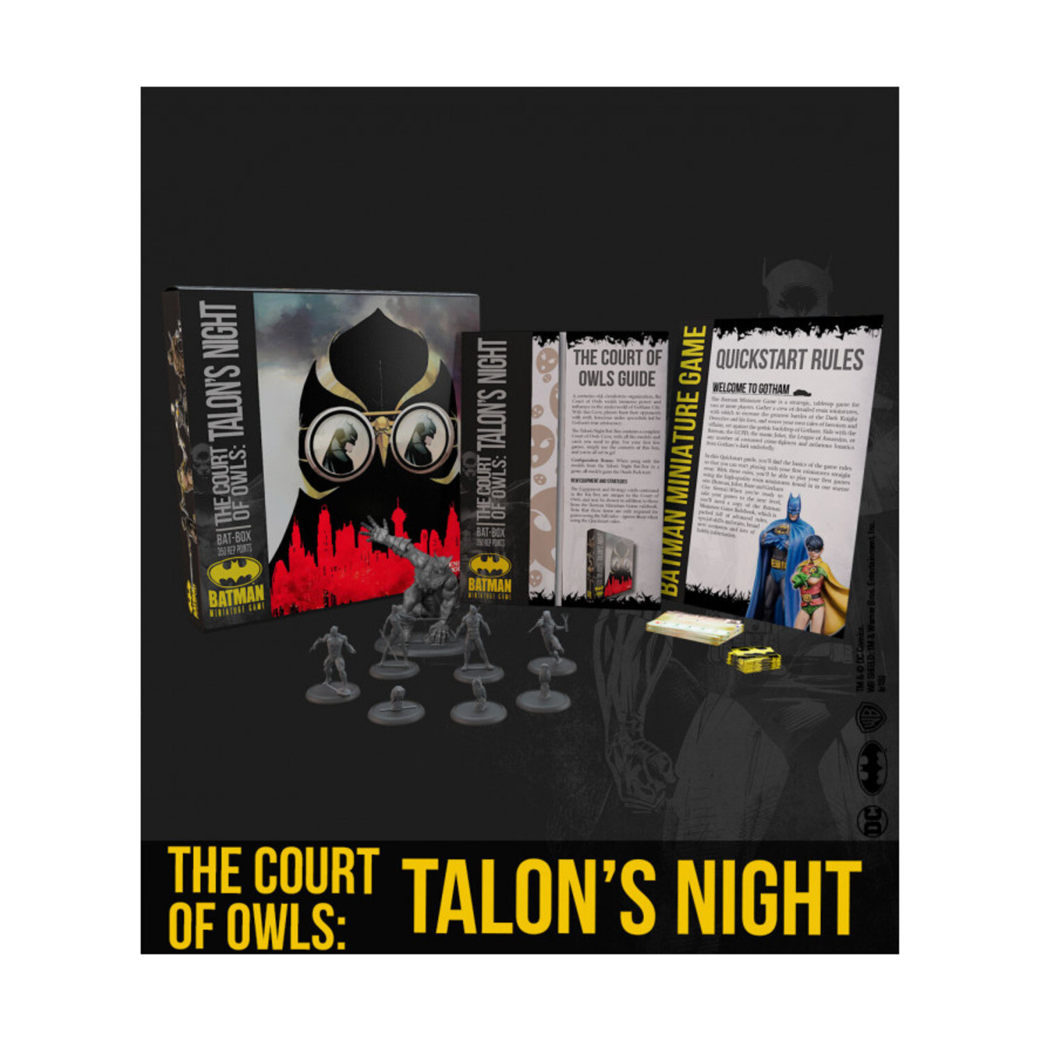 Knight Models Batman Mini Game 35mm Court of Owls - Talon's Night VG+ ...