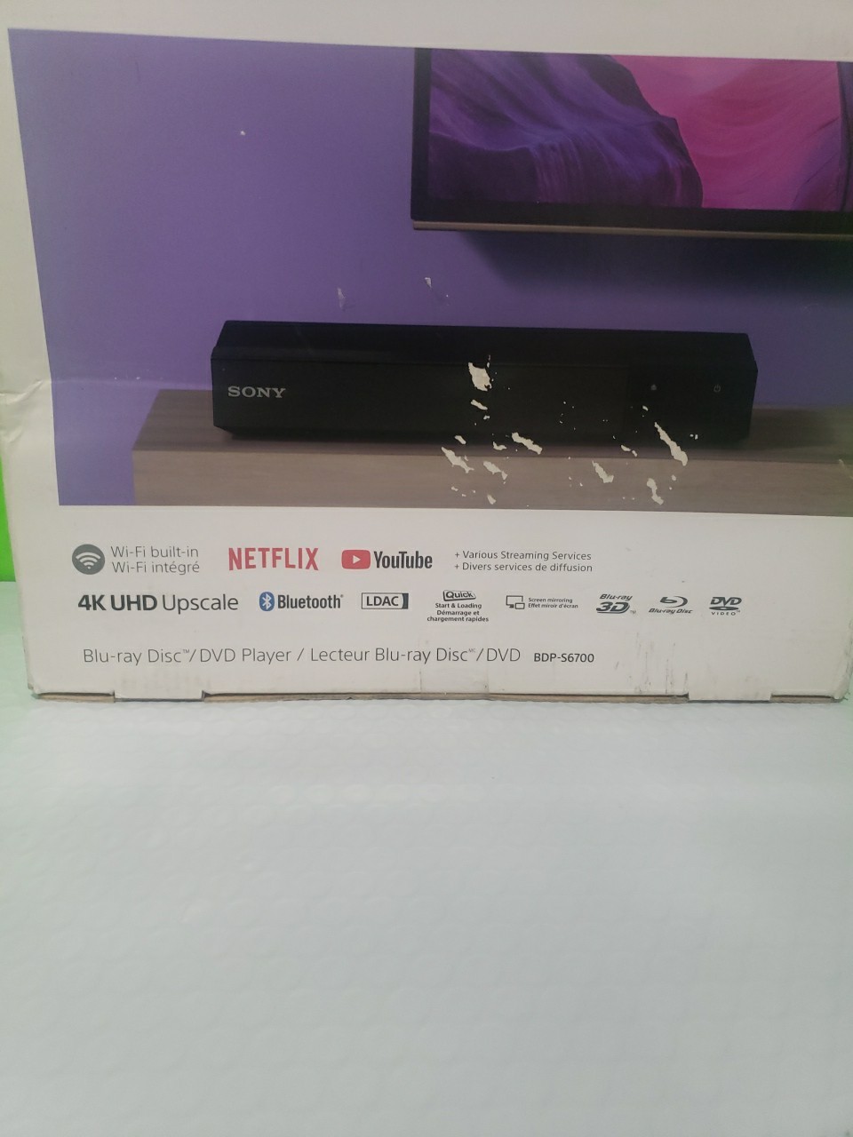Sony BDP-S6700 4K Upscaling Blu-ray Player - Black for sale online | eBay
