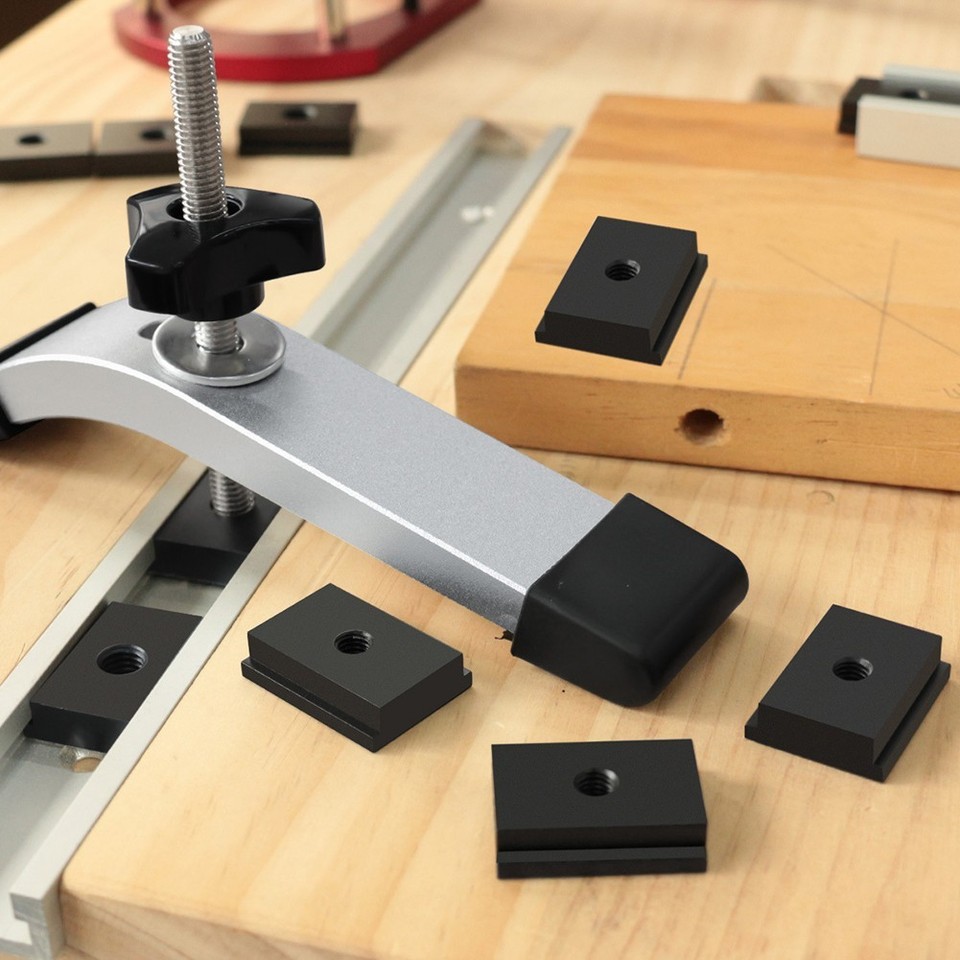 Aluminum T Slot Slider Set 10 Pack of M8 Nuts Tailored for Woodworking ...