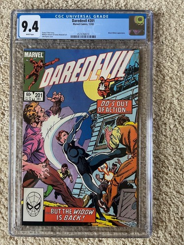 Daredevil #201, CGC 9.4, Marvel, Black Widow appearance | eBay
