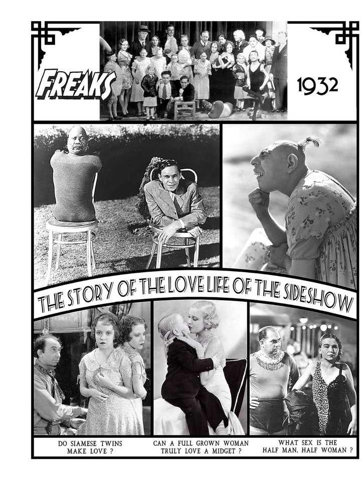 FREAKS : MOVIE SCRIPT FROM CLASSIC 1932 HORROR FILM WITH DELETED SCENES ...