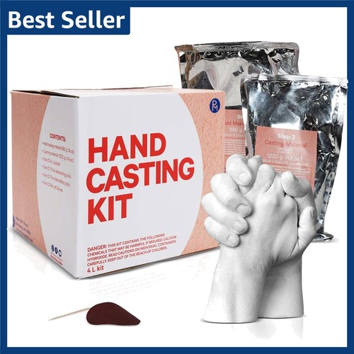 Hand Casting Kit, 4-Liter Kit - DIY Mold-Maker for Creating Hand ...