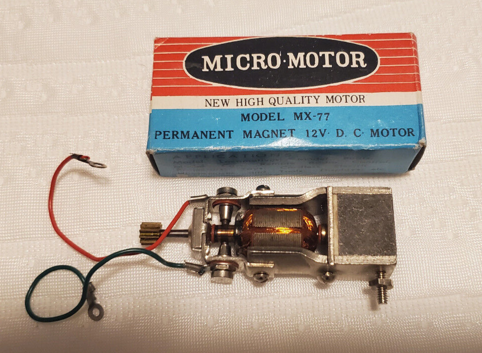 Tradeship 12V DC Train Motor MX-77 Micro Motor Boat Slot Car New Old ...