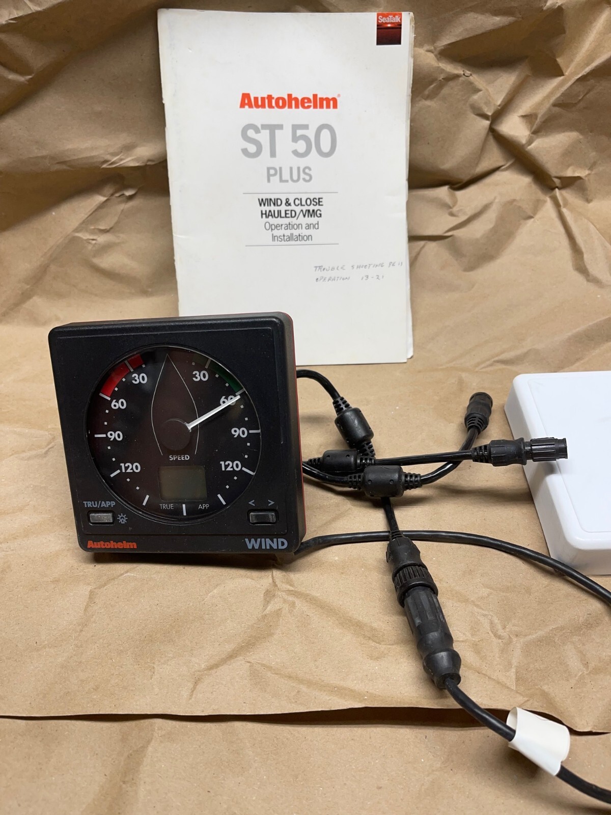 Raymarine Raytheon Autohelm St 50 Wind Display Z135 for sale online | eBay