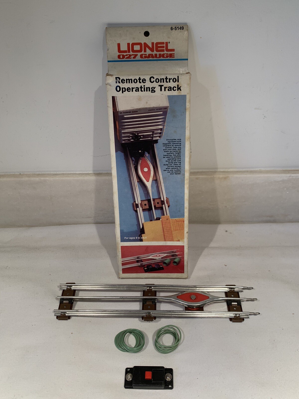 LIONEL REMOTE CONTROL OPERATING TRACK! 027 O-27 O GAUGE UNCOUPLING ...