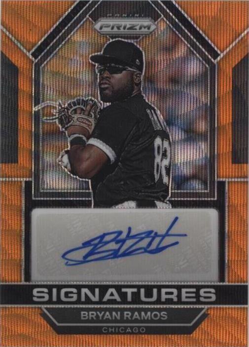 2023 Panini Prizm - Signatures Bryan Ramos #SIG-BR Orange Wave Prizm ...