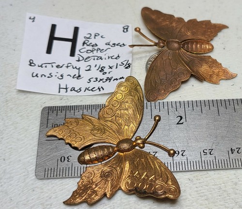 Vtg Miriam Haskell Stamping Findings Jewelry Design Craft Turtle Bug ...